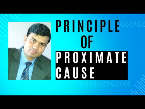 Principle of Proximate cause - YouTube