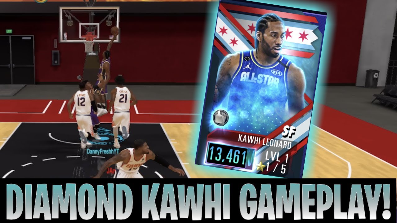 DIAMOND All-star Kawhi Leonard Gameplay In NBA 2k Mobile Season 2 - YouTube