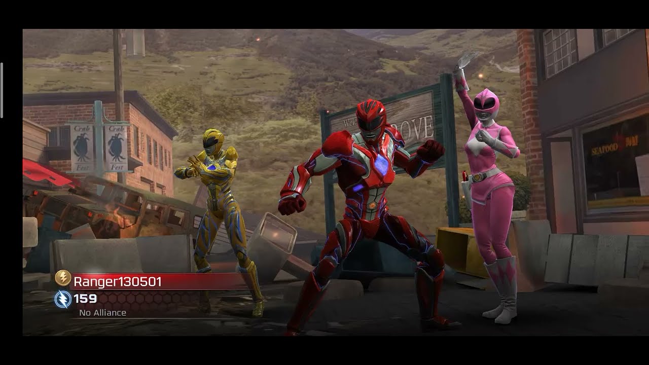 Tim power rangers biru vs rangers merah merebut kepemimpinan - YouTube