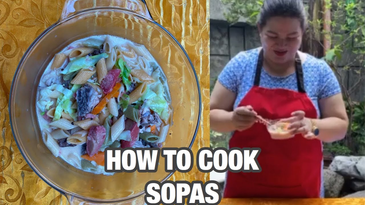 HOW TO COOK SOPAS - YouTube