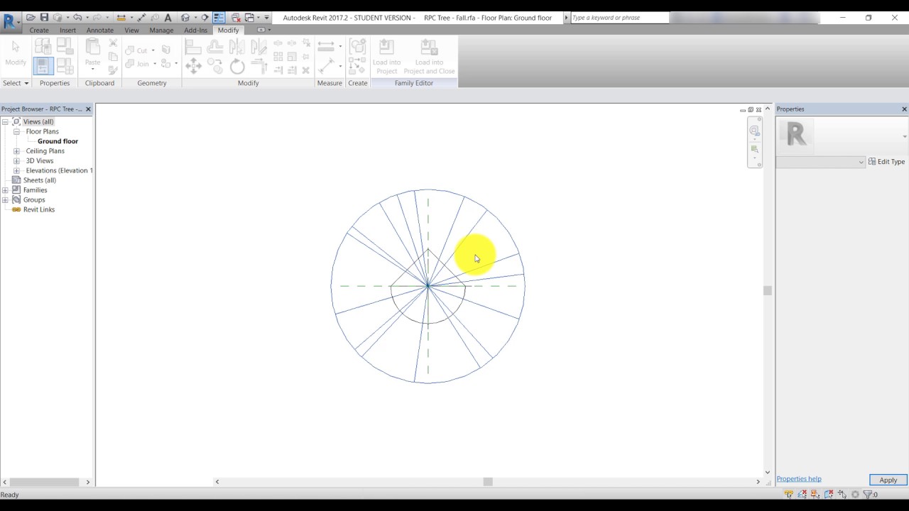 Modificar la representación de árboles en Revit - YouTube