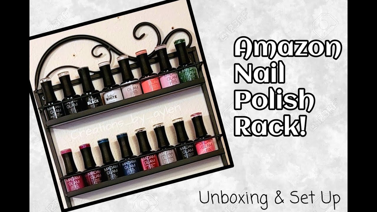 Organizing My Gel Polish - New Amazon Polish Rack! | Unboxing & Set Up ...