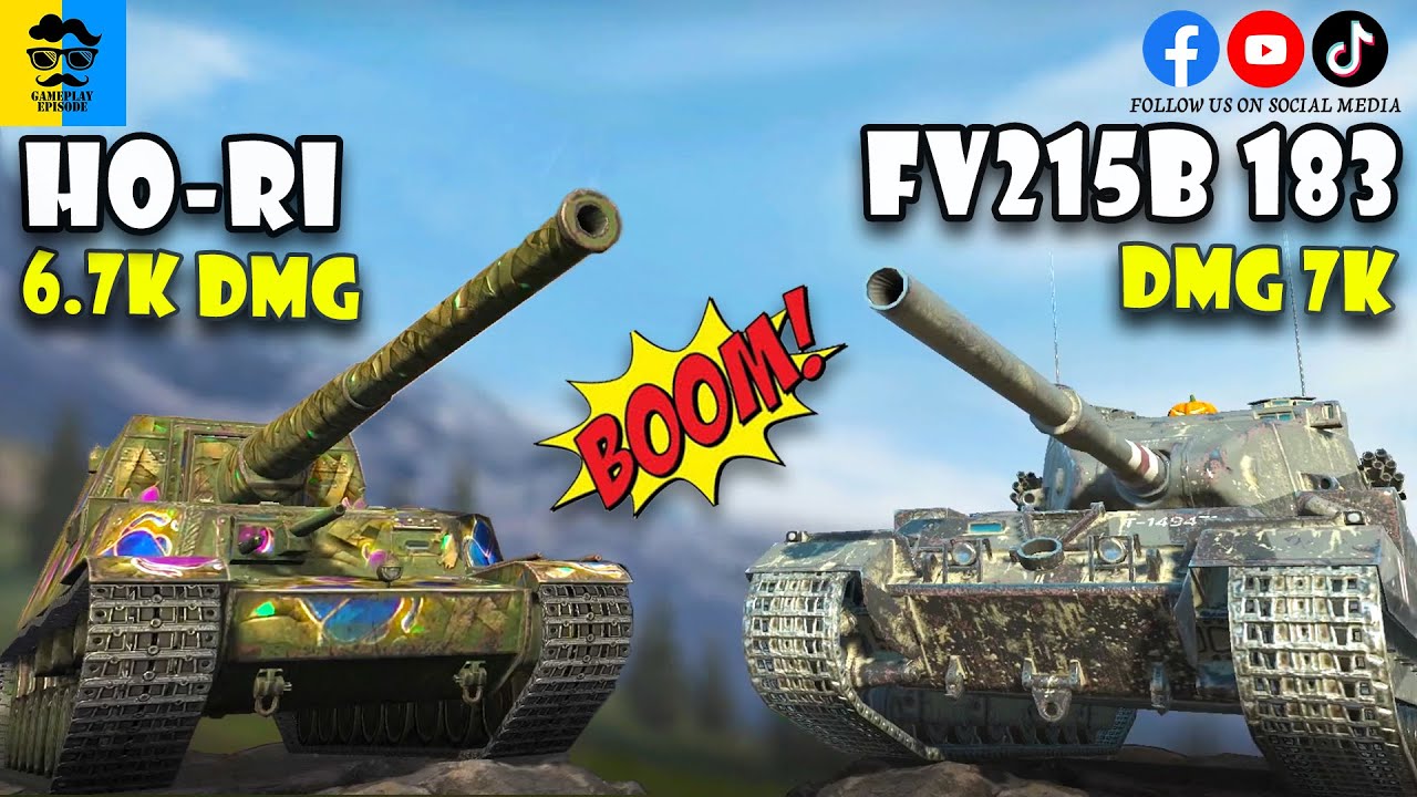 Ho-Ri Type III & FV215b 183 WoT Blitz | Gameplay Episode - YouTube