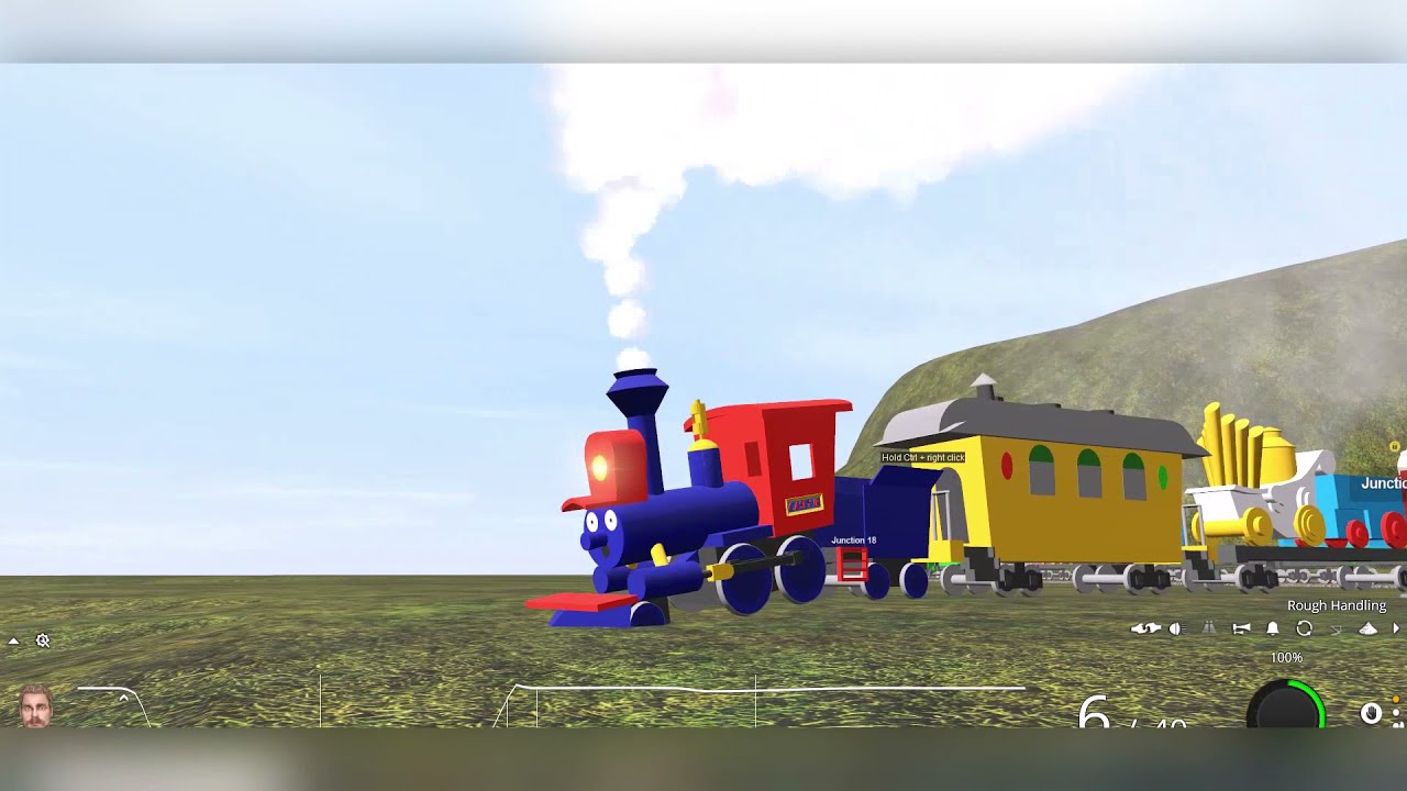 CASEY JR AND THE CIRCUS FREIGHT CARS - CASEY JR VS GHOST TRAIN - TRAINZ ...