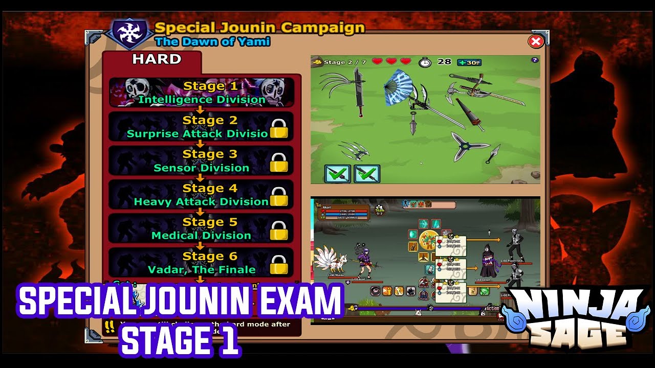 Special Jounin Exam Stage 1 [1/8] | Ninja Sage (2022) - YouTube