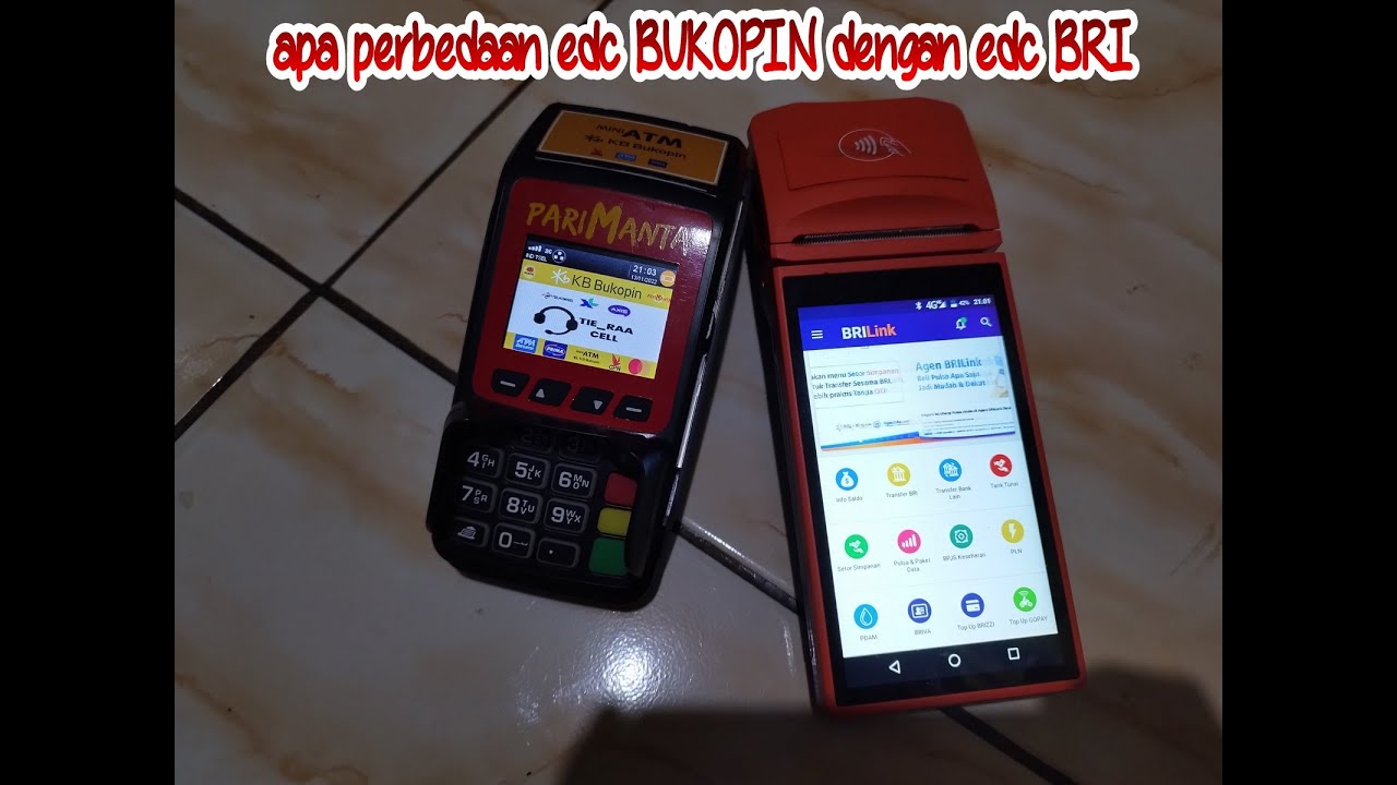 APA PERBEDAAN BEDA EDC BRI DENGAN EDC BUKOPIN ???? - YouTube