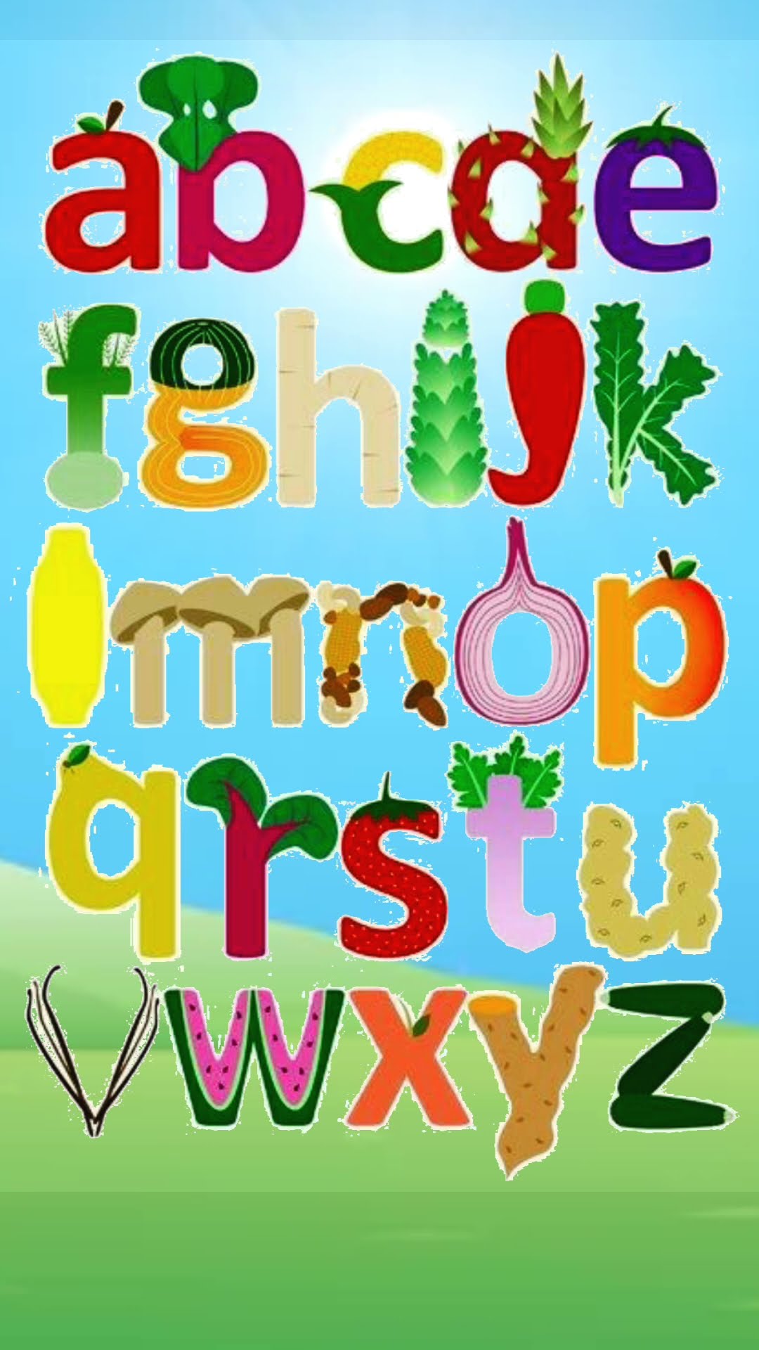 Cartoon🐸 characters🐸-Learn English alphabets phonic song for nursery ...