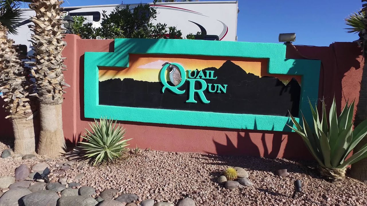 Quail Run RV / Park Model Resort Arizona City filmed by Gebhardt ...