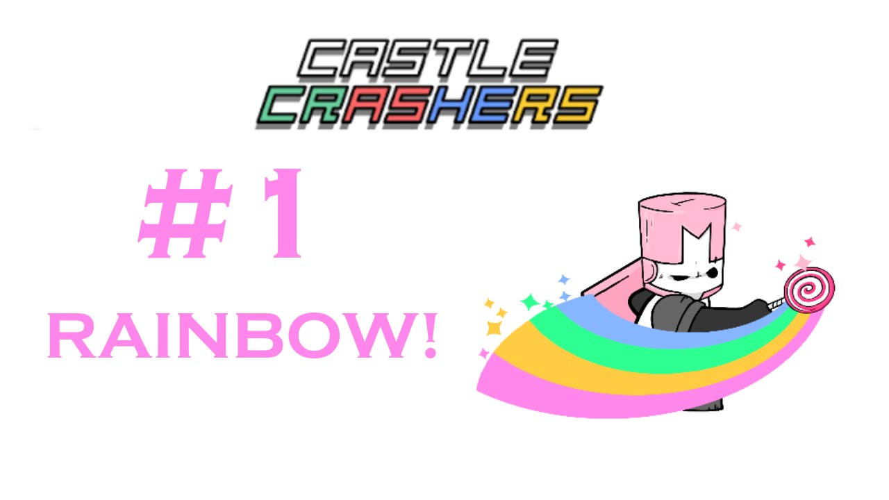 Castle Crashers - PINK KNIGHT #1 RAINBOW! - YouTube