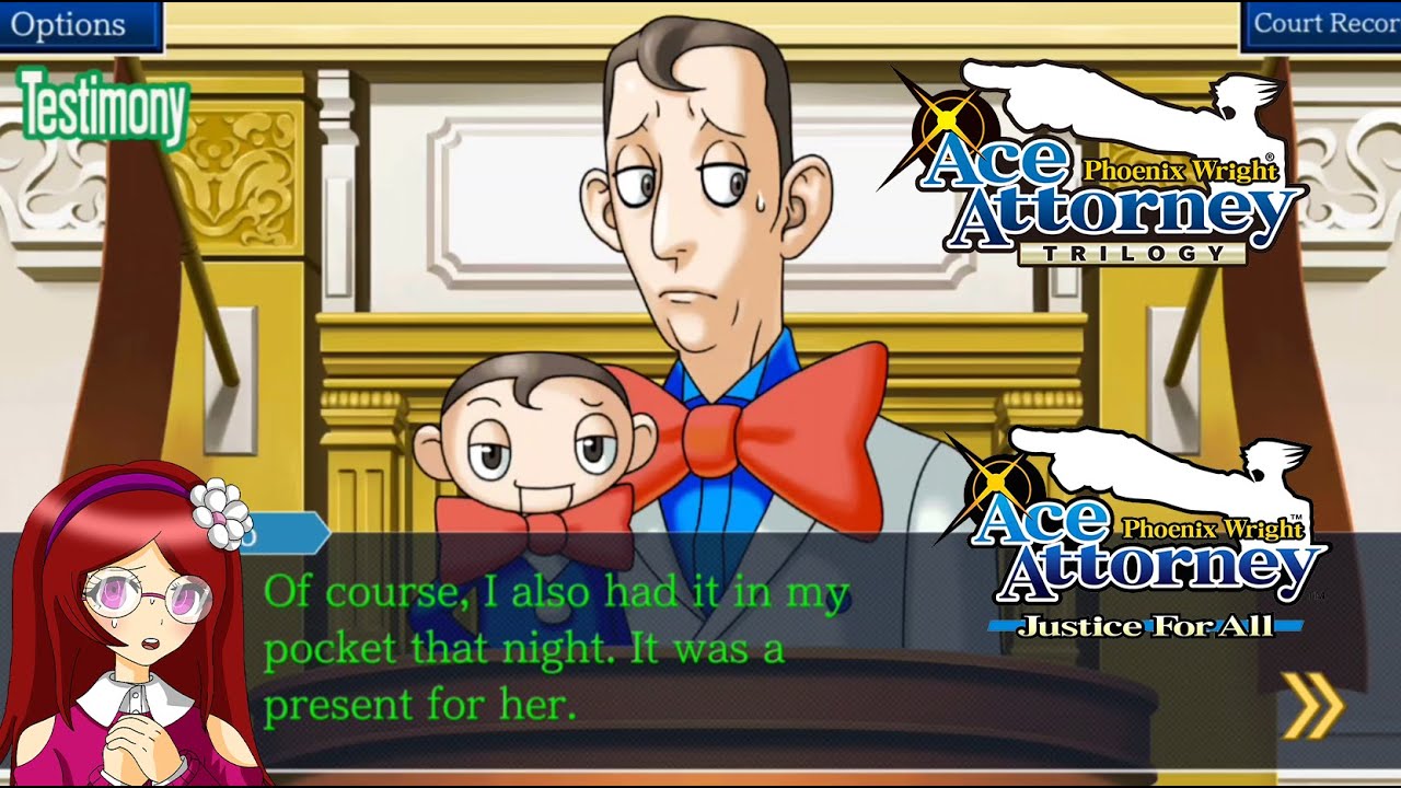 Ace Attorney Justice for all - case 3 (day 2 trial 2/6) ep 33: the ...