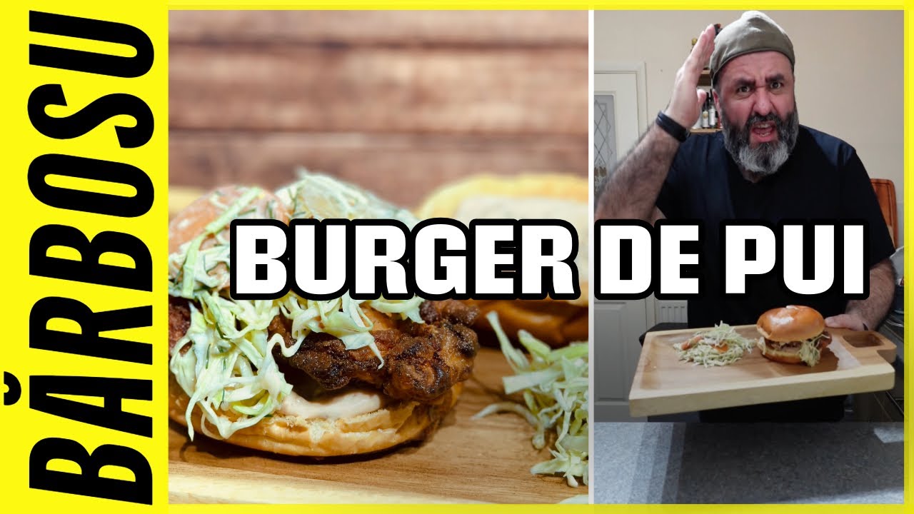 Foarte usor si rapid | BURGER CU PUI - YouTube