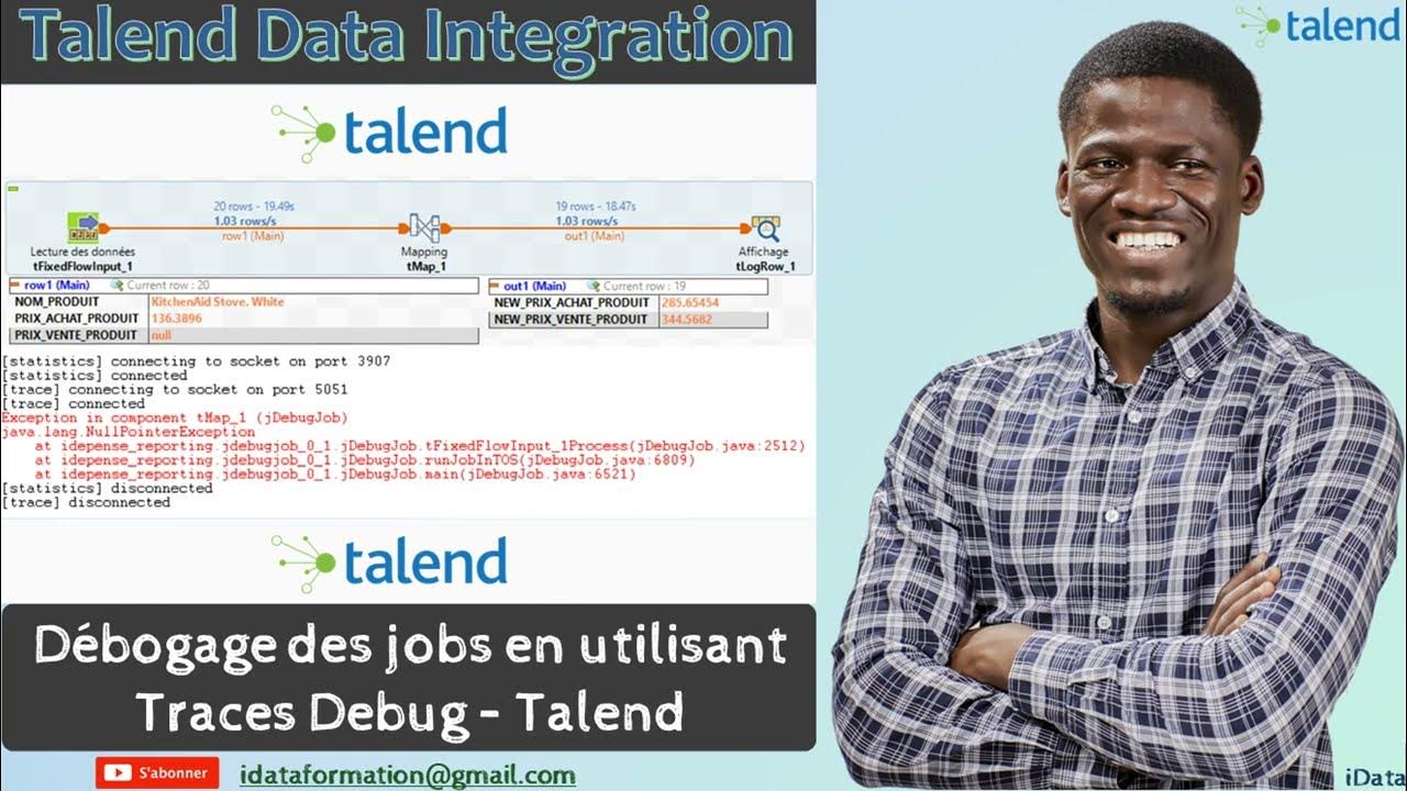 Débogage des jobs en utilisant Traces Debug – Talend Data Integration #43 - YouTube