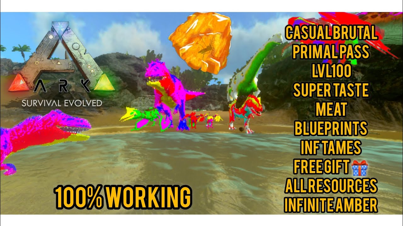 ARK MOBILE SAVE DATA | CASUAL BRUTAL | PRIMAL PASS LVL 100 | SUPER ...