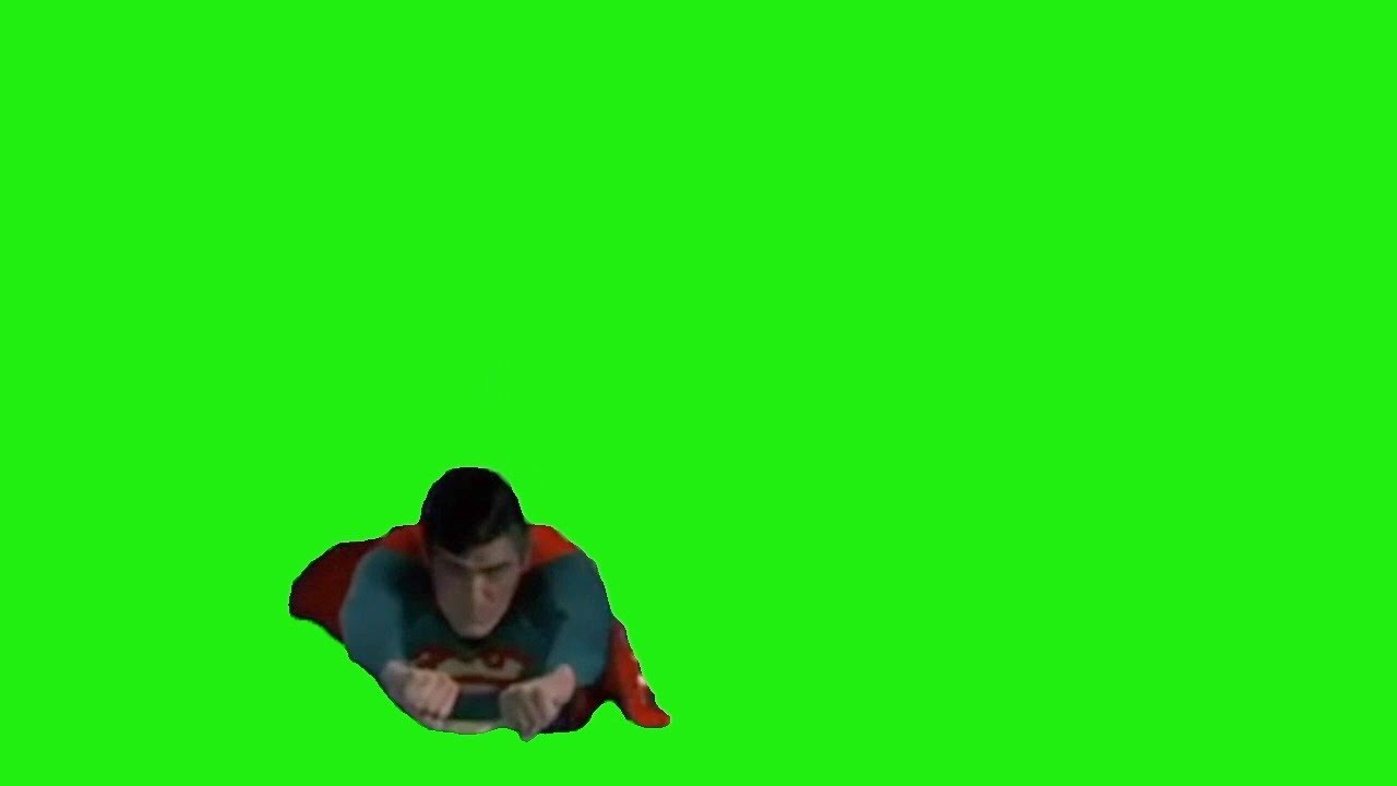 Superman Flying Green Screen (Christopher Reeve) - YouTube