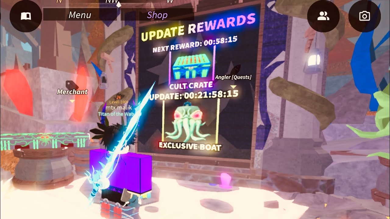 FISCH UPDATE REWARDS *CLAIM NOW* EXCLUSIVE SKIN CRATES AND MORE! - YouTube