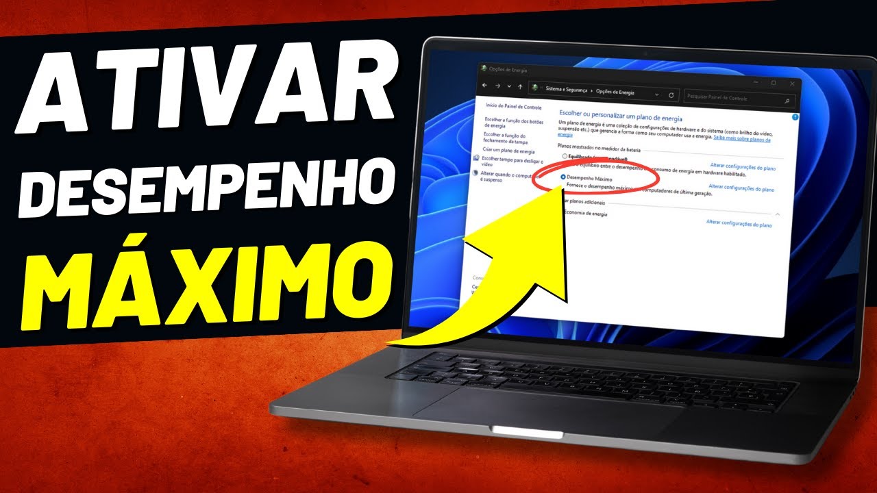 Ative o MODO DESEMPENHO MÁXIMO do Windows 10 e 11 (FÁCIL) - YouTube