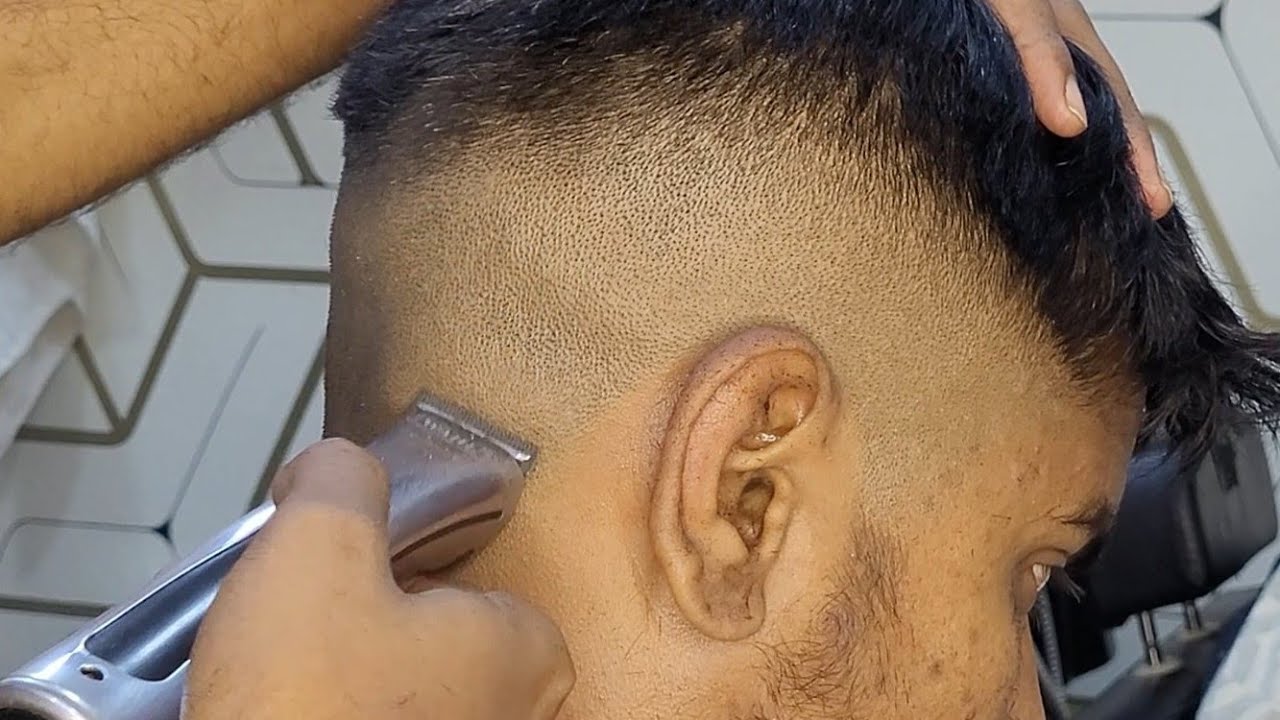 How to Mid fade for Indian men - YouTube