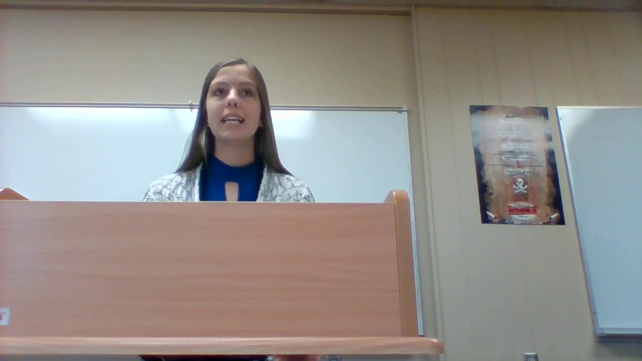 Chloe Hass: Informative Speech (SPCM-101-DT1) - YouTube