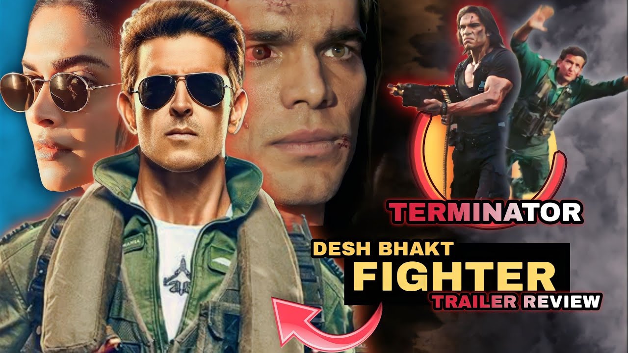 Asli Desh Bhakt 🤯: FIGHTER Trailer Review & Breakdown ! - YouTube