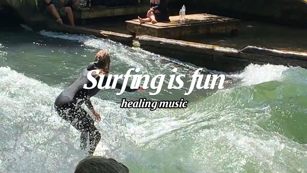 (행복해지는 3분 음악♫/ new Relaxing healing music) Surfing is fun 서핑 #힐링음악 ...