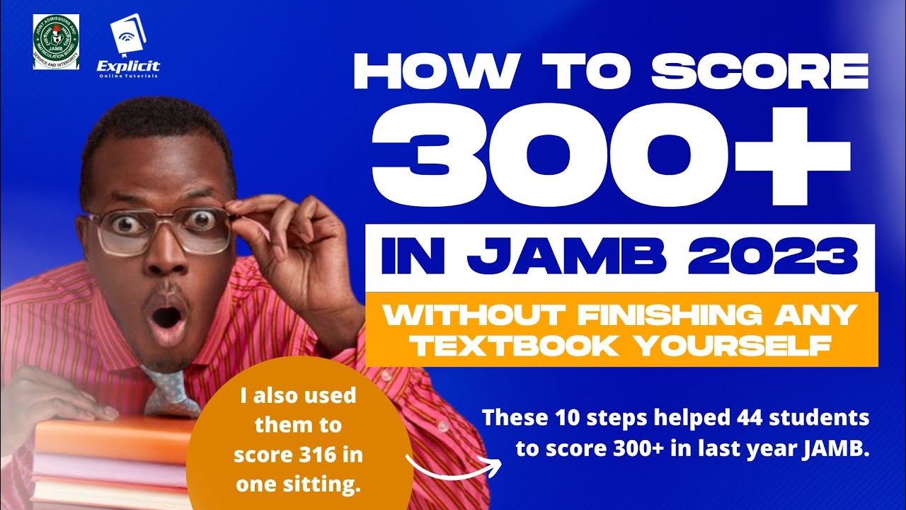 How to score 300+ in 2023 JAMB without finishing any textbook. #jamb # ...
