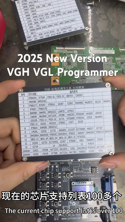 2025 New Version VGH VGL Programmer Support 103 DC Chip | TV T-CON Board Adjuster VGH VGL ...
