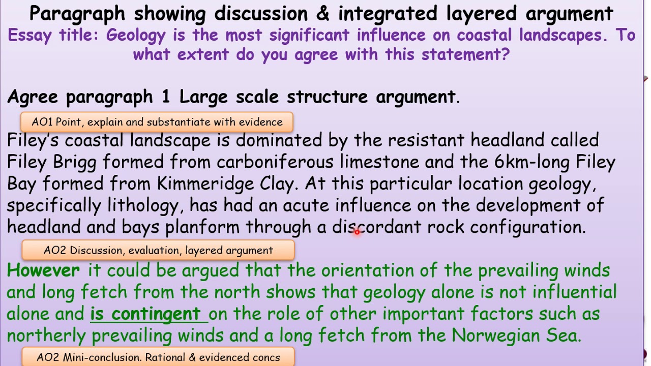 L26 Essay writing for A level Geography - YouTube