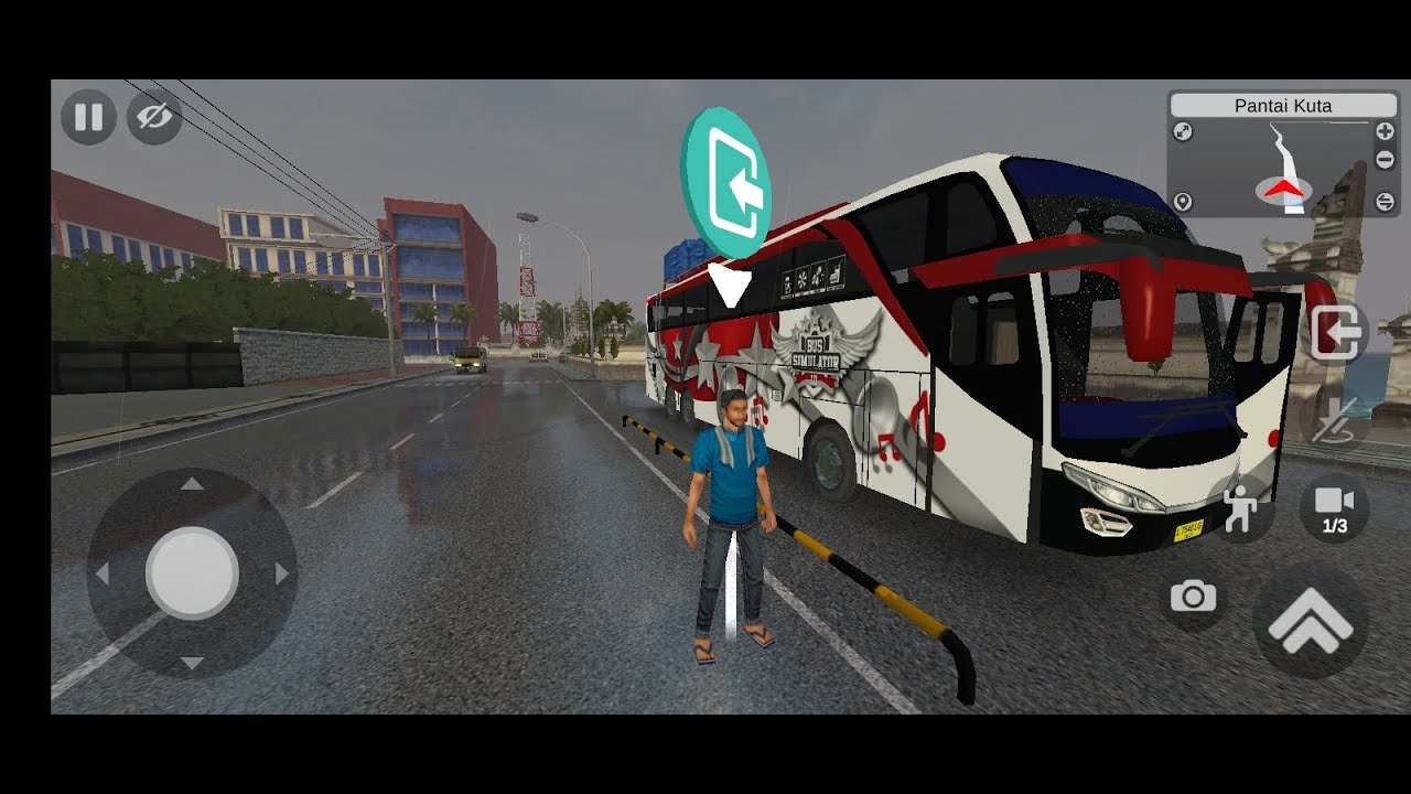 Setup keyboard in mobile Bus simulator game // Play Bus simulator With ...