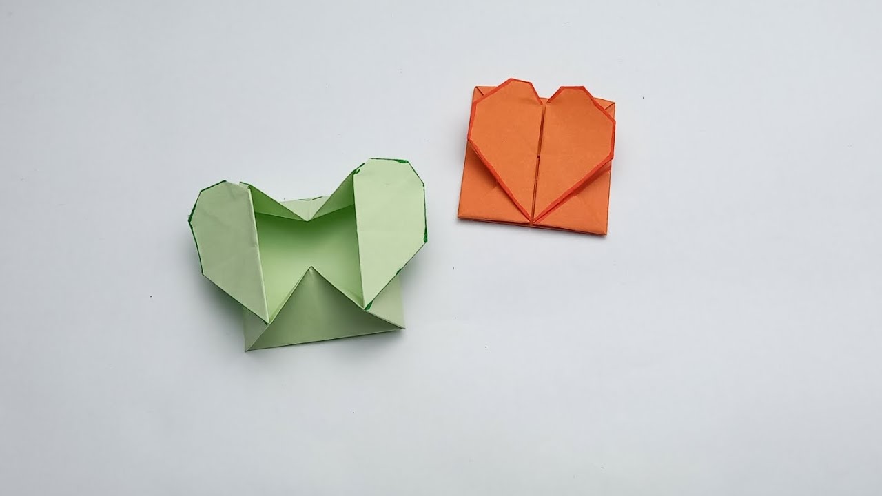 DIY | Love Greeting Card Origami | Origami Kartu Ucapan Love - YouTube
