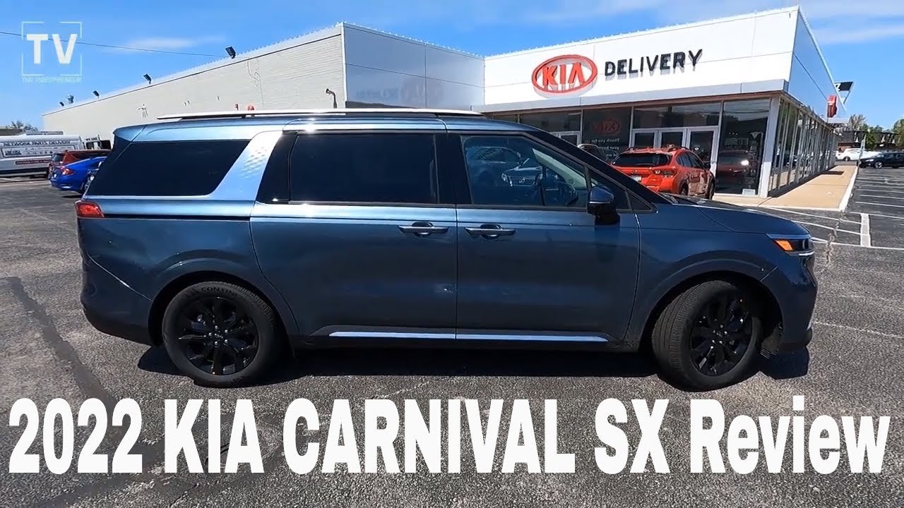 2022 KIA CARNIVAL SX Review - YouTube