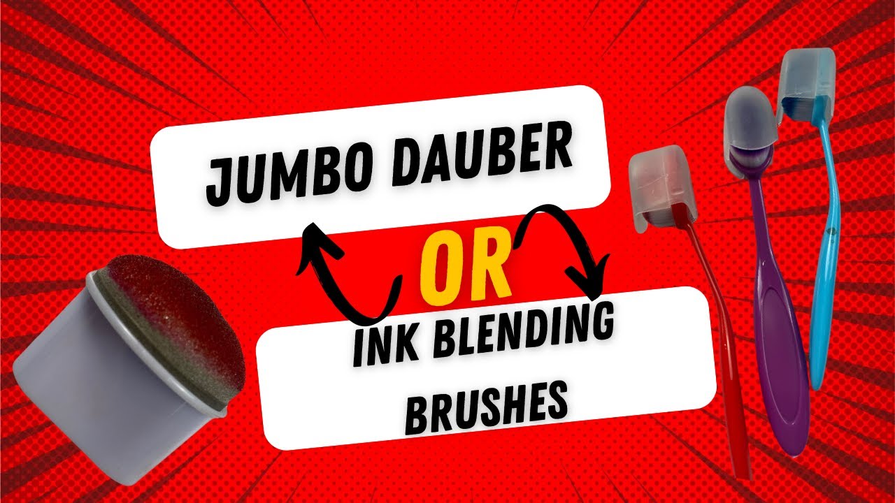 Ink Blending Brushes or Jumbo Dauber Review - YouTube