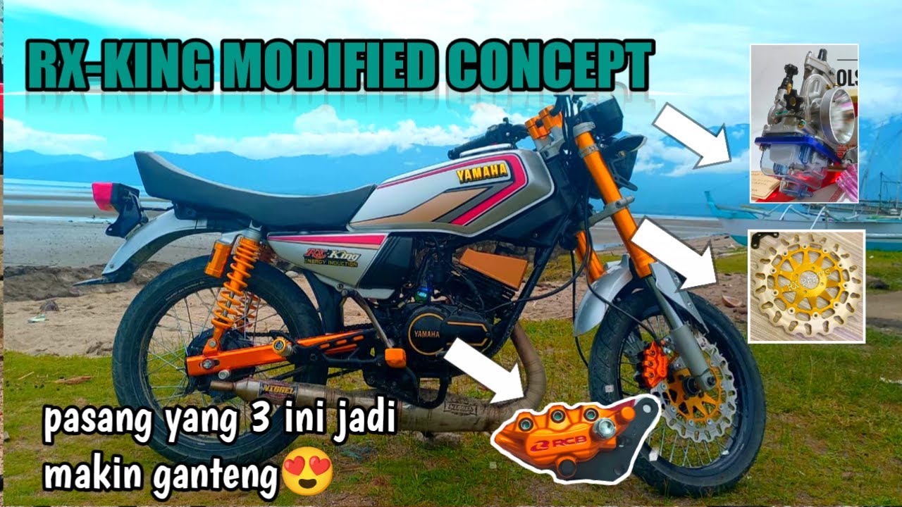 PASANG KALIPER RCB DI RX-KING MODIFIKASI‼️ suara makin sangar setelah ...