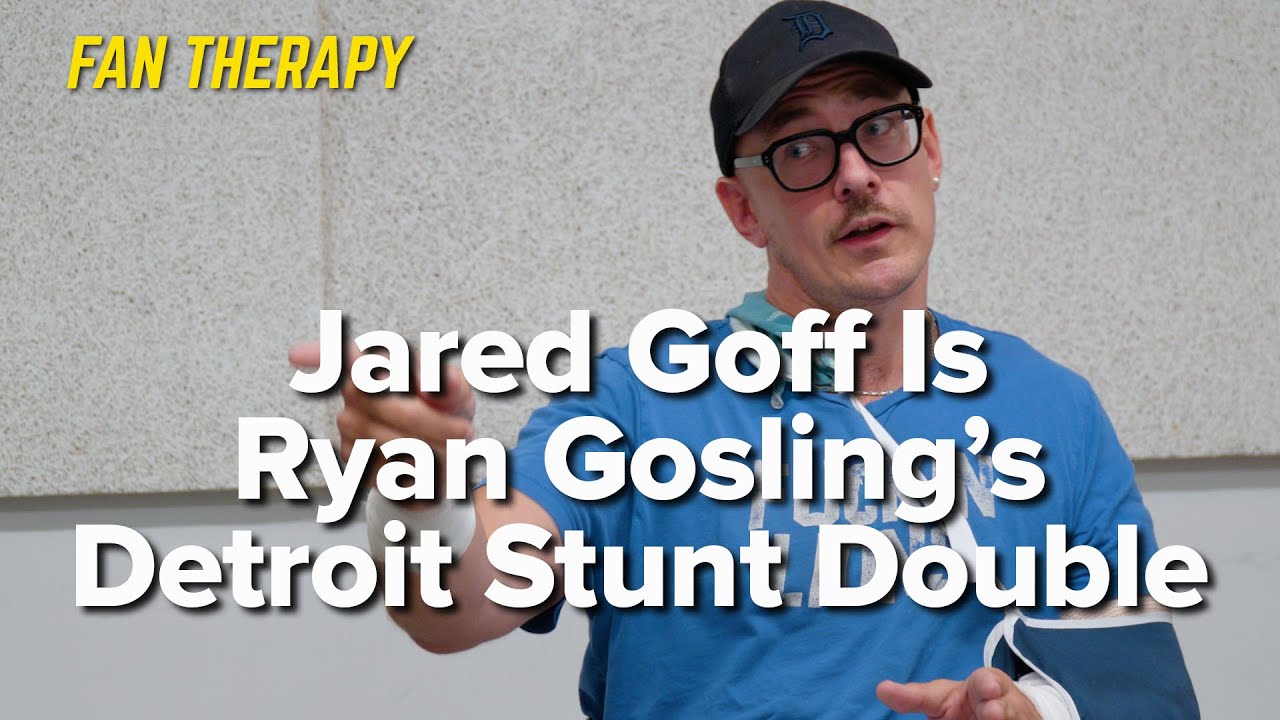 Jared Goff Is Ryan Gosling's Detroit Stunt Double - YouTube