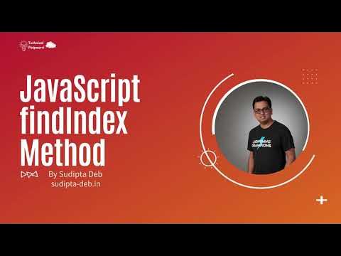 JavaScript Array findIndex method - YouTube