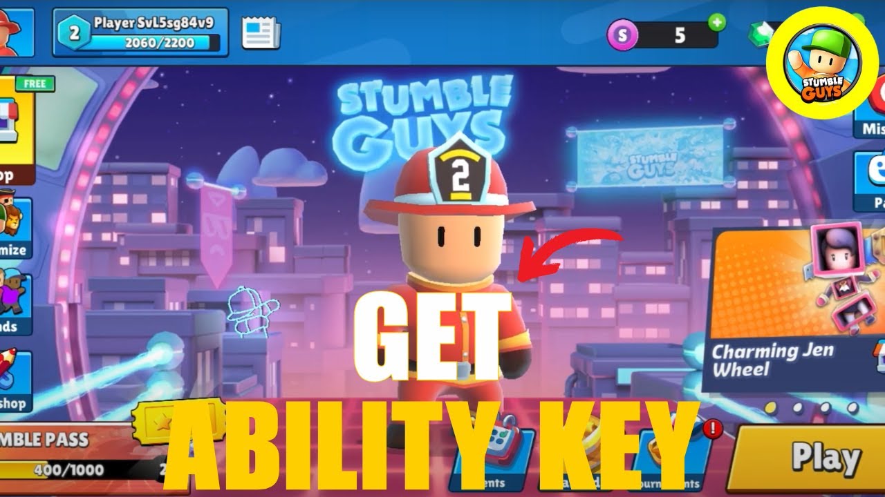 How to Get Ability Key in Stumble Guys | Unlock Abilities and Level Up ...