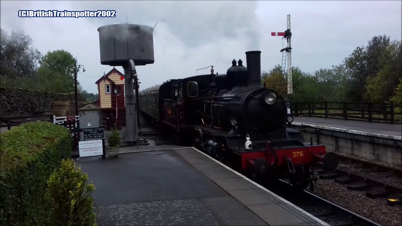 Steam Trains at Northiam (30/8/17) - YouTube