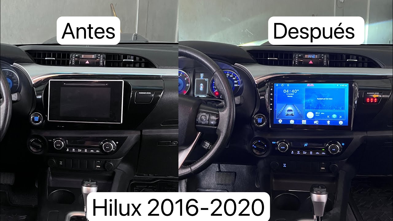 configurar control de volante instalación radio android hilux 2016 2017 ...