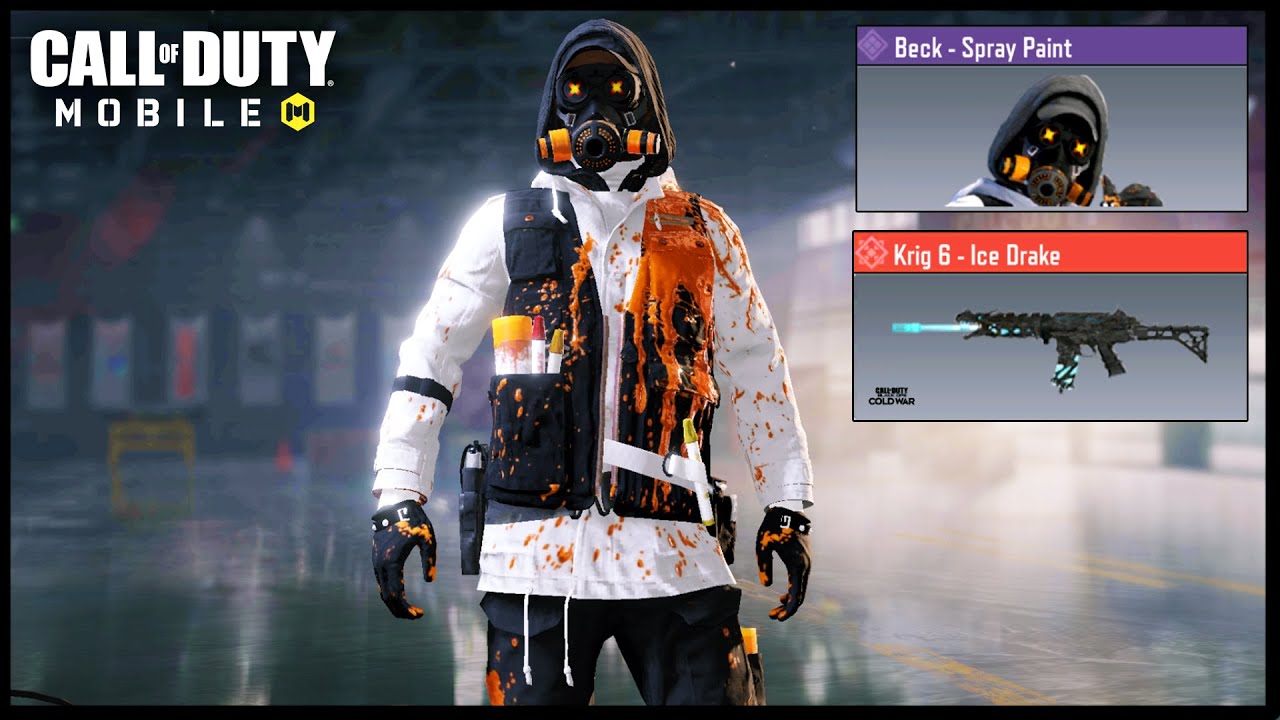 BECK SPRAY PAINT GAMEPLAY COD MOBILE - YouTube