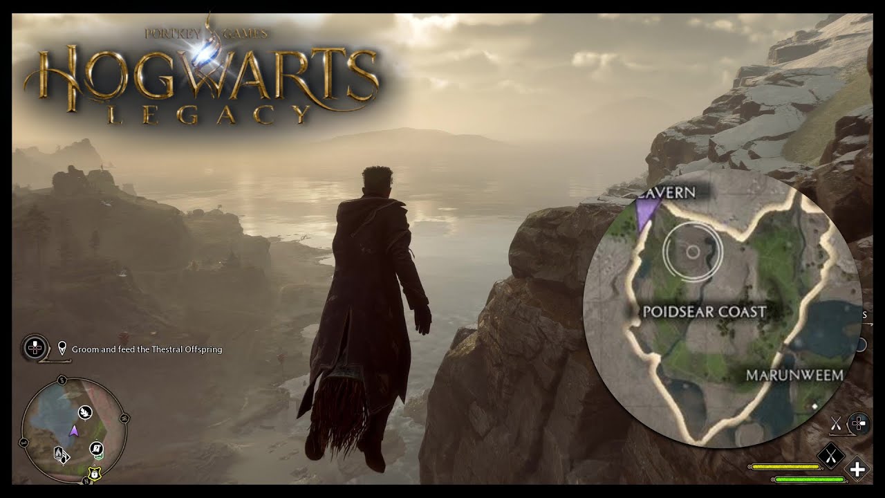 Hogwarts Legacy How to Reach Poidsear Coast (Coasting Along) - YouTube