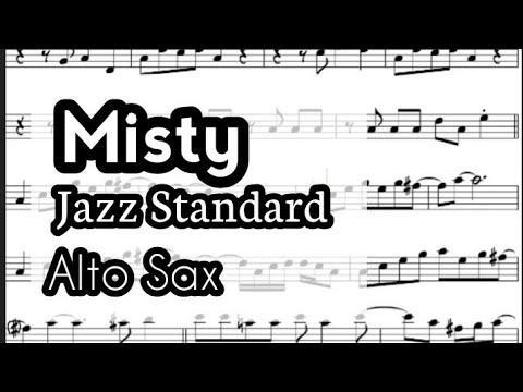 Misty Smooth Jazz Alto Sax Sheet Music Backing Track Play Along ...