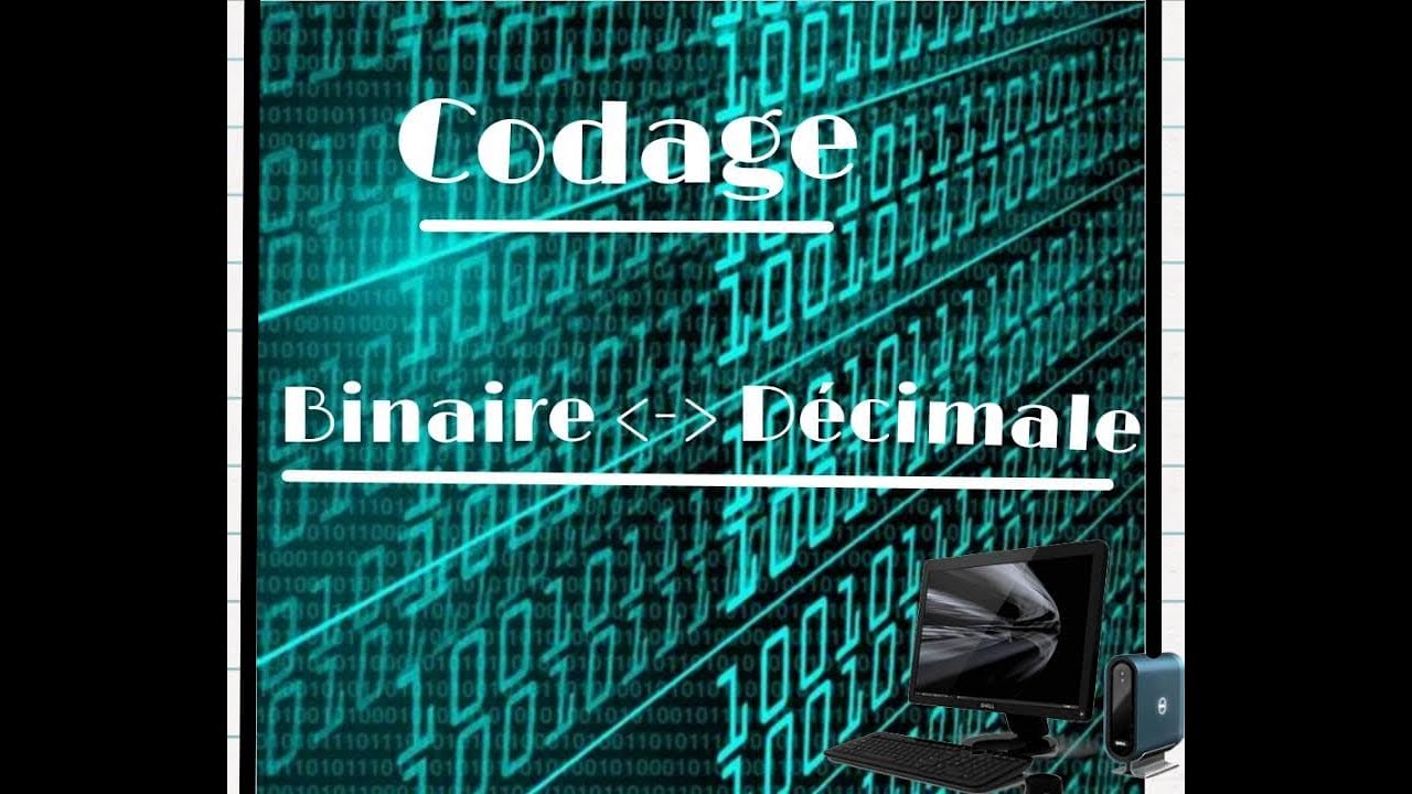informatique:codage binaire décimale (darija) - YouTube