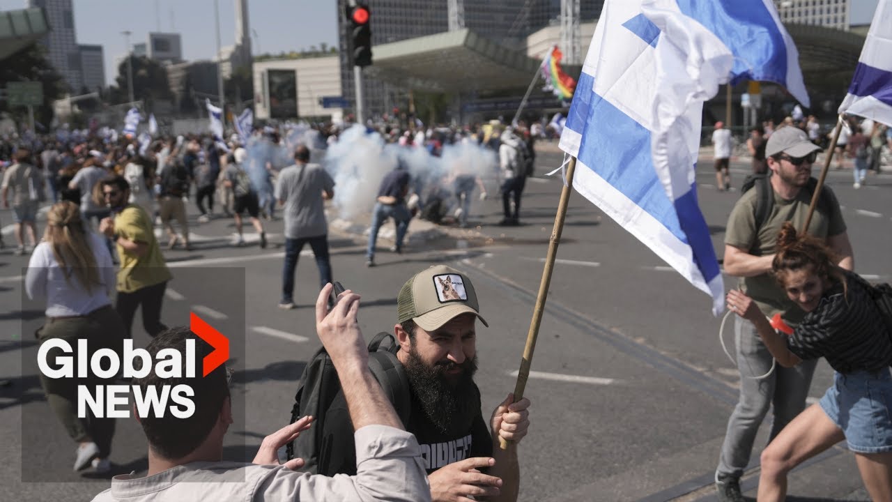 "National Disruption Day" protests turn violent in Israel as police ...