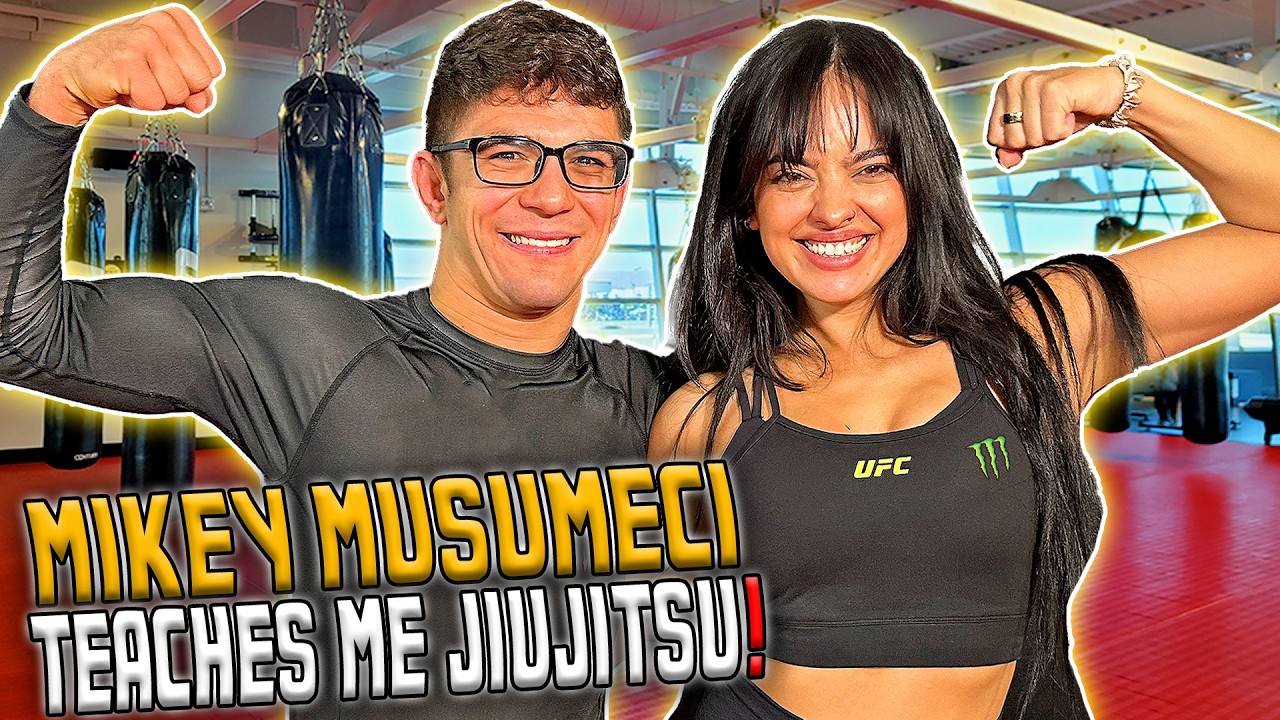 Mikey Musumeci teaches Nina Drama his jiujitsu secrets - YouTube