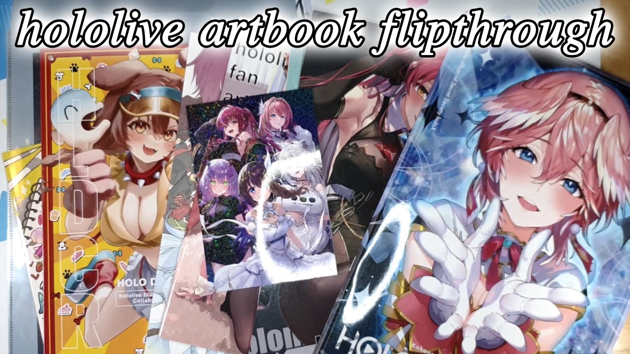 More Hololive artbooks from Melonbooks! - Winter C101 doujins flipthrough - YouTube