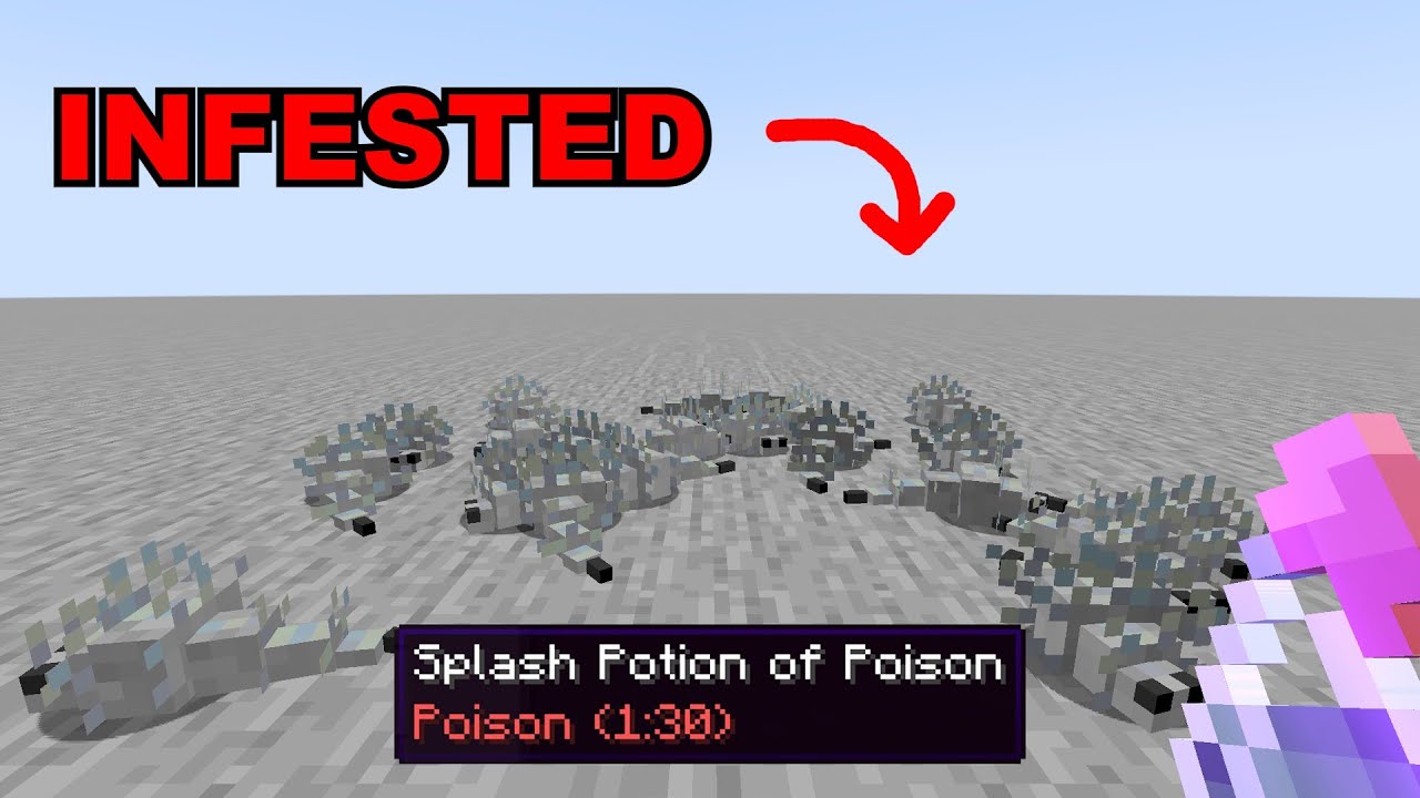 I created an infested stone world... - YouTube