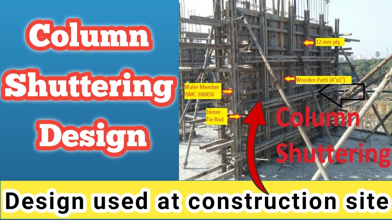 Column Shuttering Design I Column Wooden Ply Formwork Design I ...