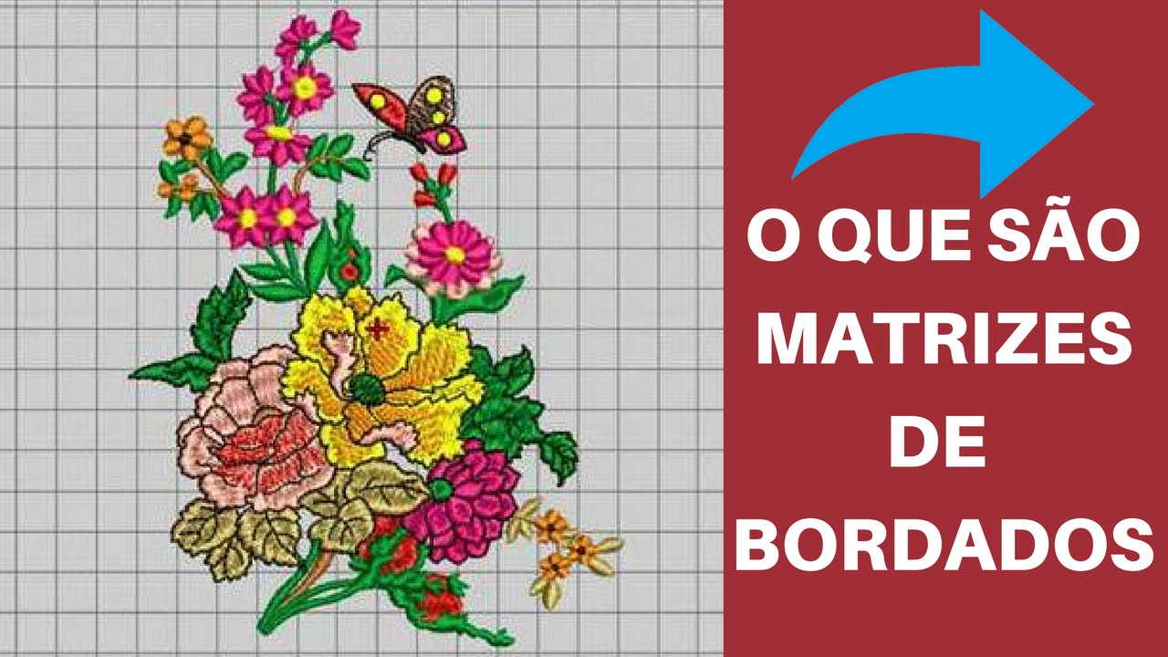 →O que são Matrizes de Bordados - [Silk ou Bordado] - YouTube