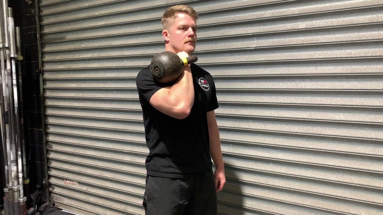 One Arm KB Front Rack Hold - YouTube