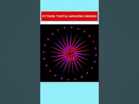 Python turtle graphics code-clock hands cycling animation. - YouTube