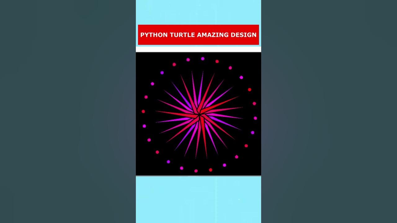 Python turtle graphics code-clock hands cycling animation. - YouTube